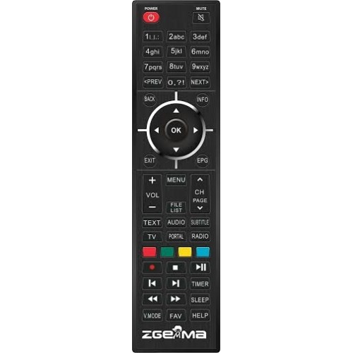 Zgemma Star H. series remote control
